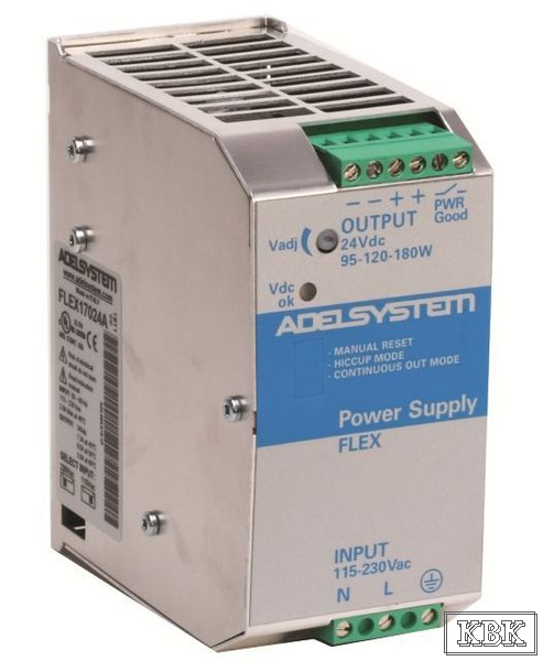 KVK-Electro: Блок питания 1ф. вход 24 Vdc 120 - 180 W, вых.90 – 135Vac; 170 – 264 Vac; 238 ...