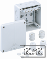 KVK-Electro: Распределительная коробка с красной крышкой Abox 060 SB - L : Каталог